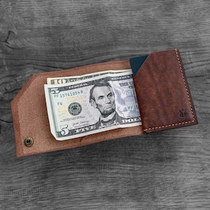 Leather Card Holder "coil" Wrap Wallet Digital PDF Template Pattern - Etsy