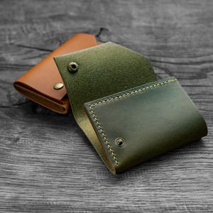 Leather Card Holder "coil" Wrap Wallet Digital PDF Template Pattern - Etsy