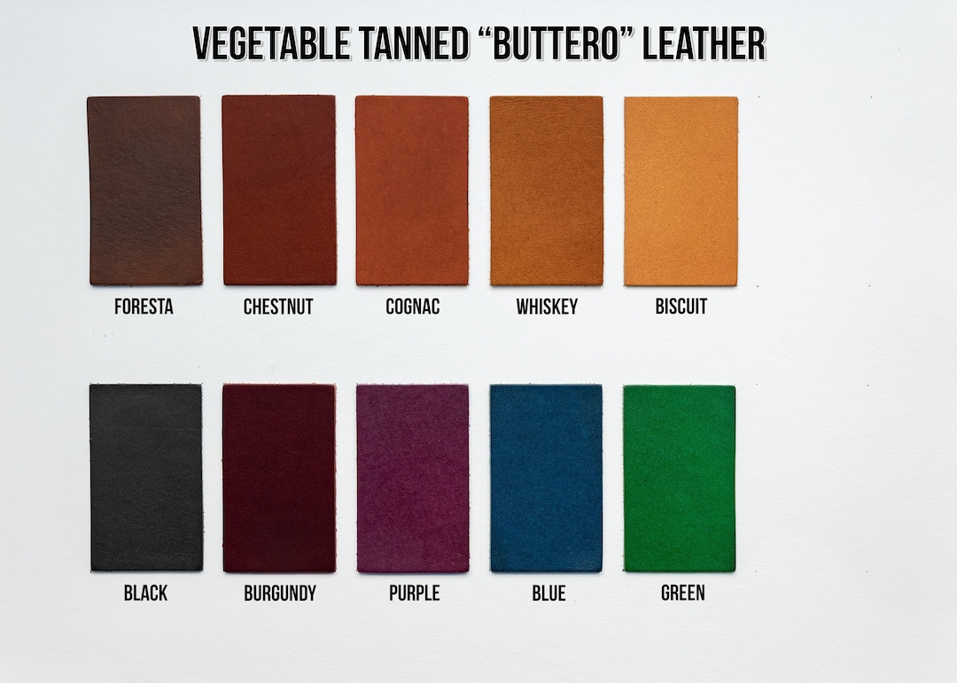 Leather & Thread Colors Available for My Craft Listings - Etsy