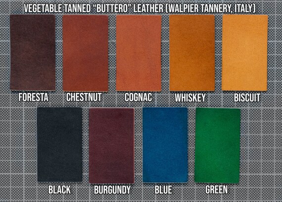 Leather & Thread Colors available for my craft listings | Etsy