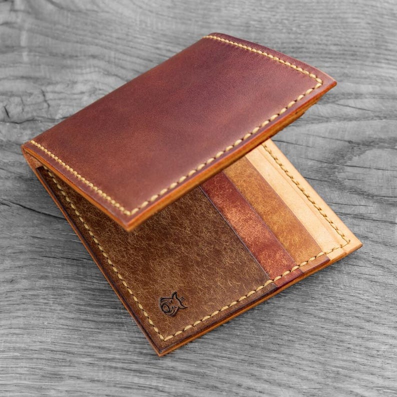 Leather Bifold Wallet "classic" Digital PDF Template Pattern DYI - Etsy