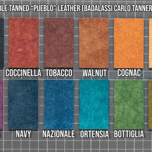 Leather & Thread Colors available for my craft listings | Etsy