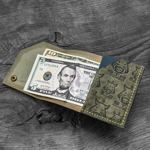 Leather Card Holder "coil" Wrap Wallet Digital PDF Template Pattern - Etsy