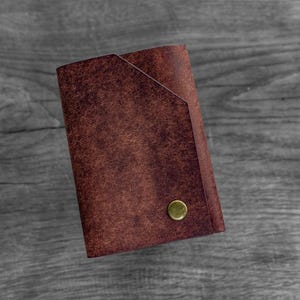 Leather Card Holder "coil" Wrap Wallet Digital PDF Template Pattern - Etsy