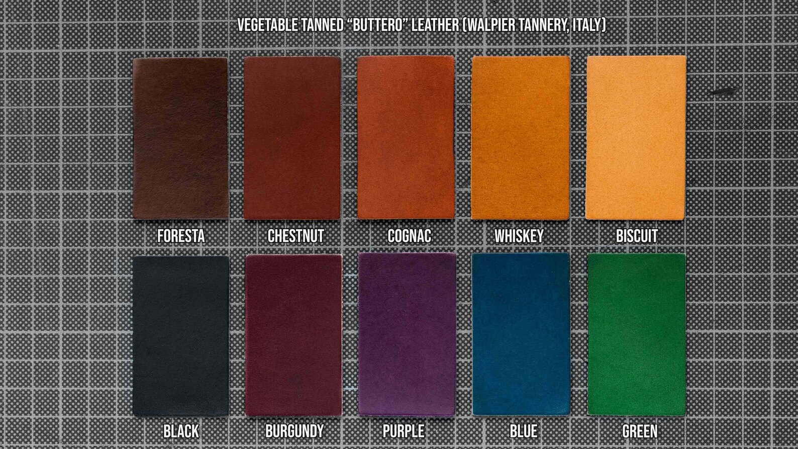 Leather & Thread Colors Available for My Craft Listings - Etsy