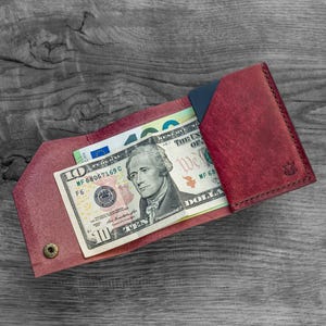 Leather Card Holder "coil" Wrap Wallet Digital PDF Template Pattern - Etsy