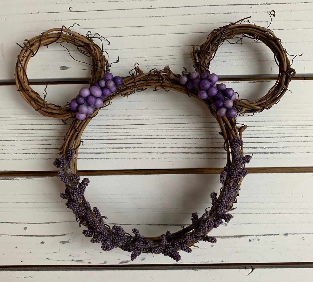 Mini Disney Fall Wreath / Mini Disney Wedding Wreath / Mini Disney Wall ...