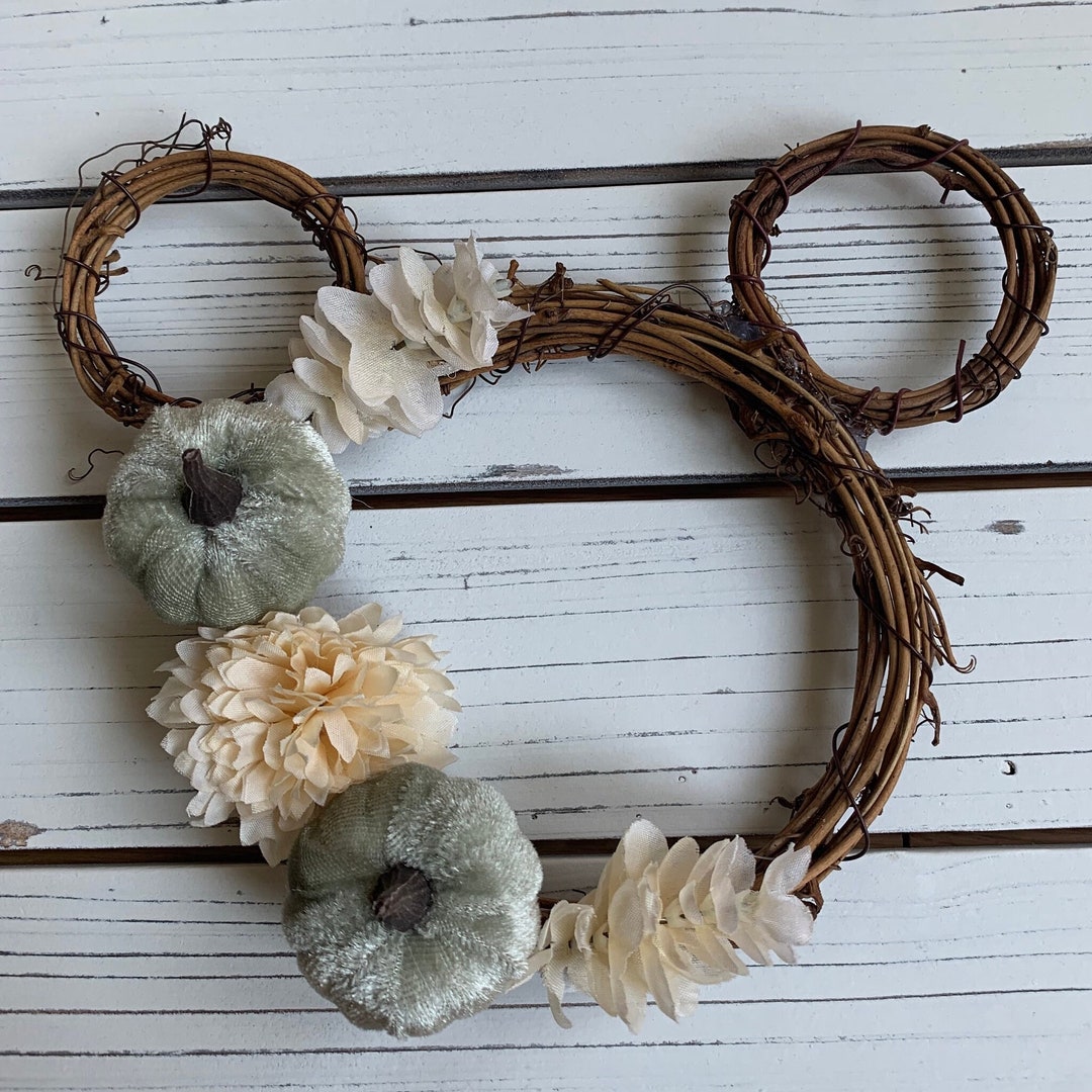 Mini Disney Fall Wreath Mini Disney Autumn Wreath Mini Disney Pumpkin ...
