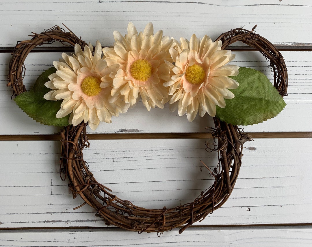 Mini Disney Fall Wreath| Mini Disney Wedding Wreath| Mini Disney Wall ...