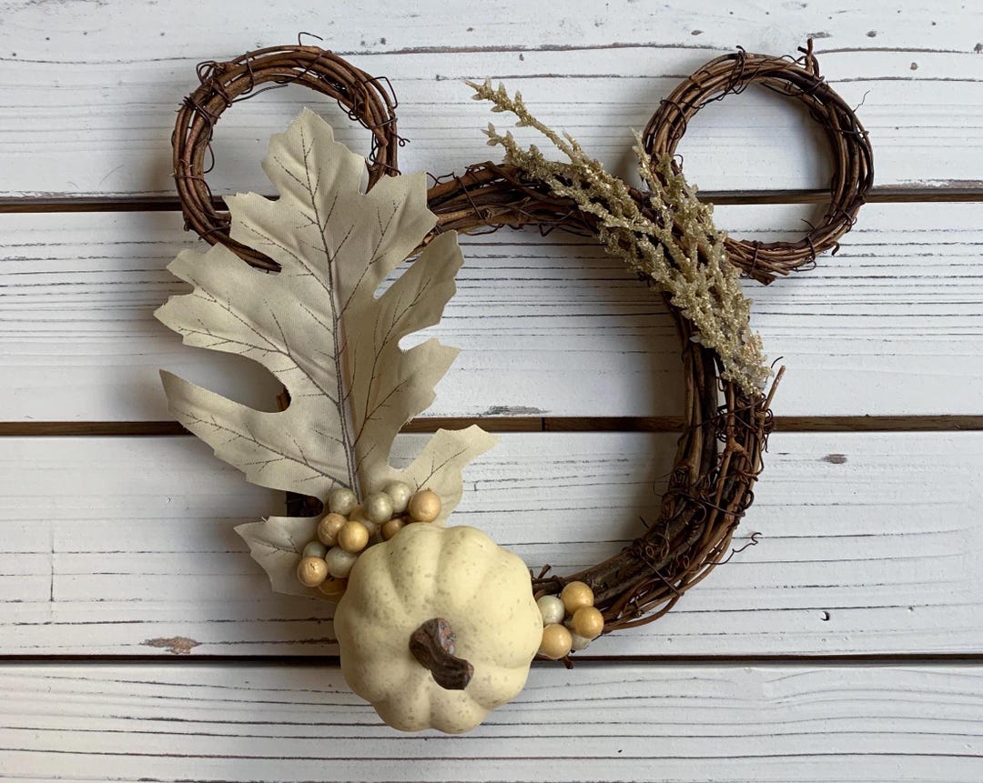 Mini Disney Fall Wreath Mini Disney Autumn Wreath Mini Disney Pumpkin ...