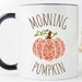 Morning Pumpkin Mug, Fall Mug, Autumn Mug, Hello Pumpkin Mug, Pumpkin ...