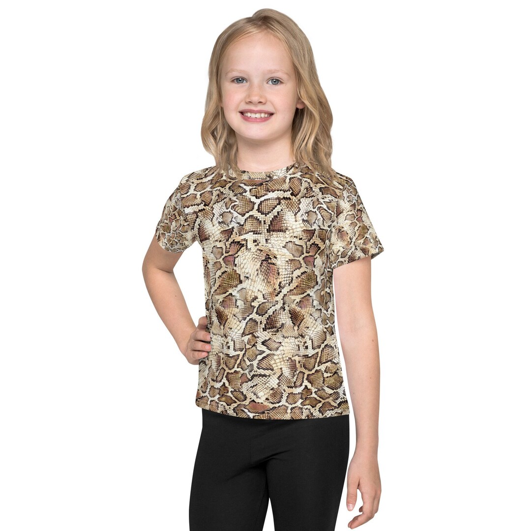 Kids Halloween Shirt, Snake Costume, Snake Print Shirt, Trick or Treat ...