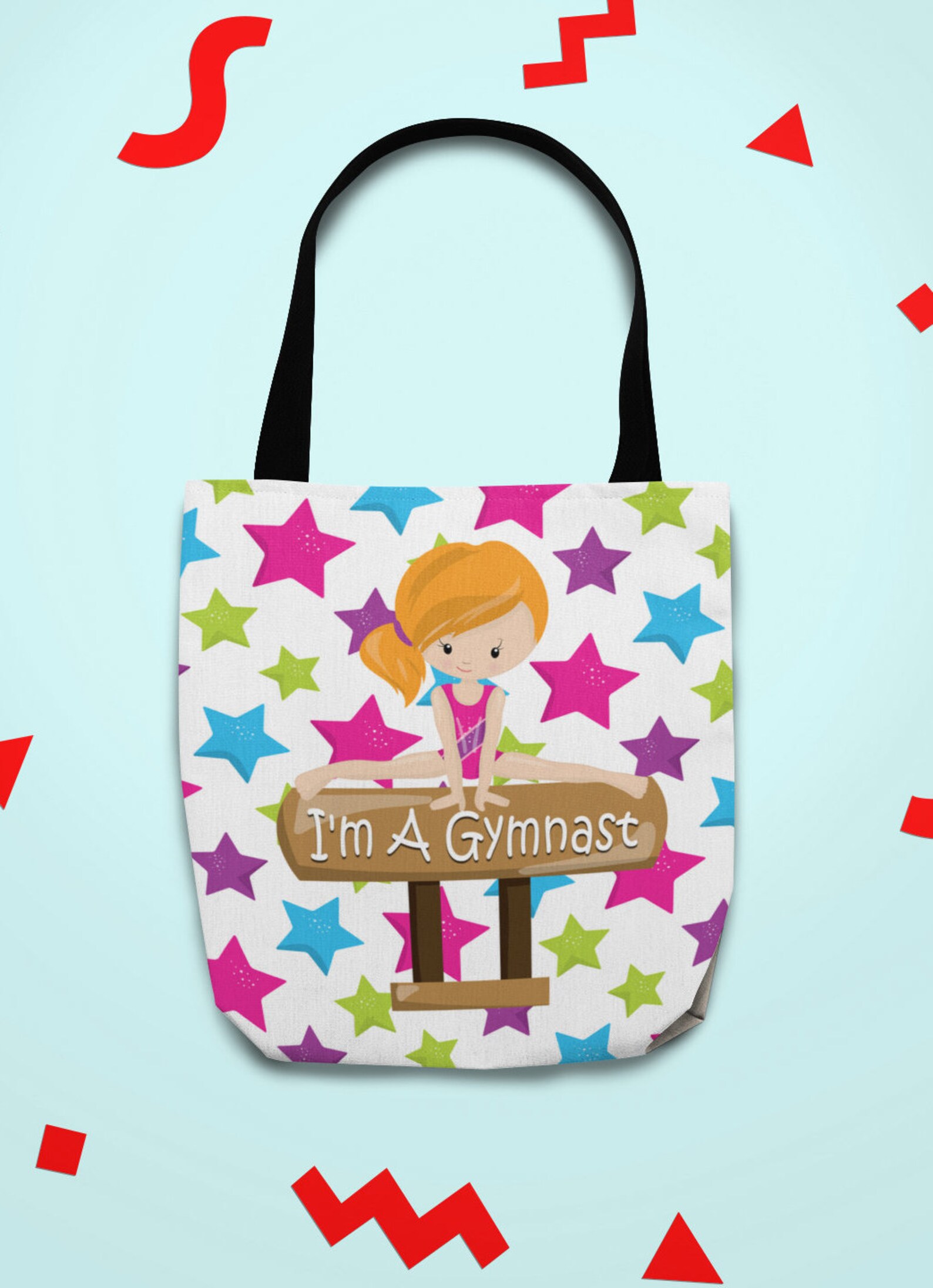 Gymnastics Bag, Gymnastics Gifts, Gymnastics Tote Bag for Girls ...