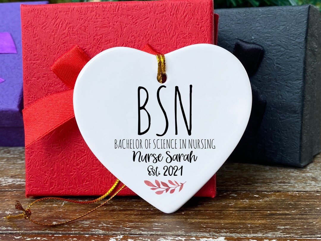 BSN Ornament, Bachelor Degree Nurse Ornament, Nursing School Ornament ...