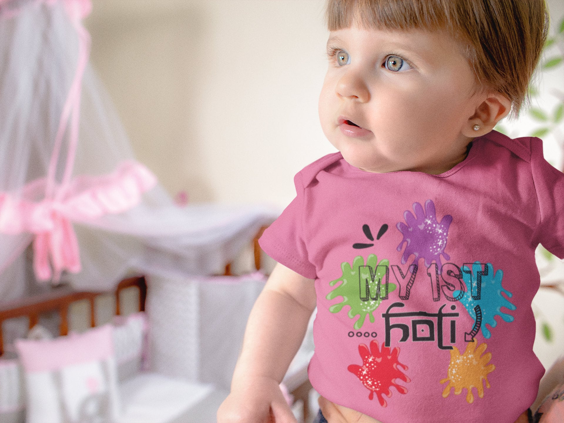 My 1st Holi Baby Bodysuit Shirt Holi Hai Shirt First Holi | Etsy