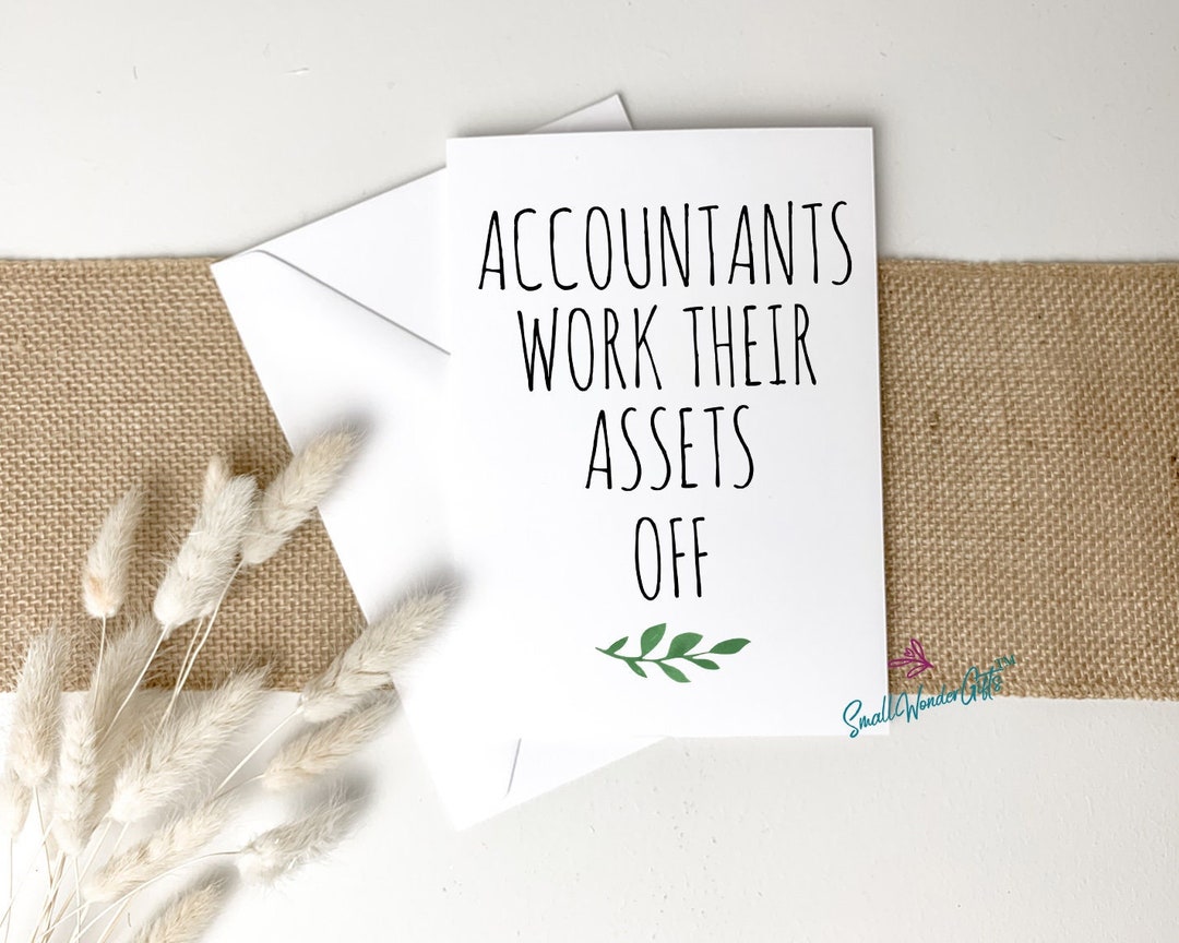 Funny Accountant Greeting Card, CPA Graduation Card, Tax Season Card ...