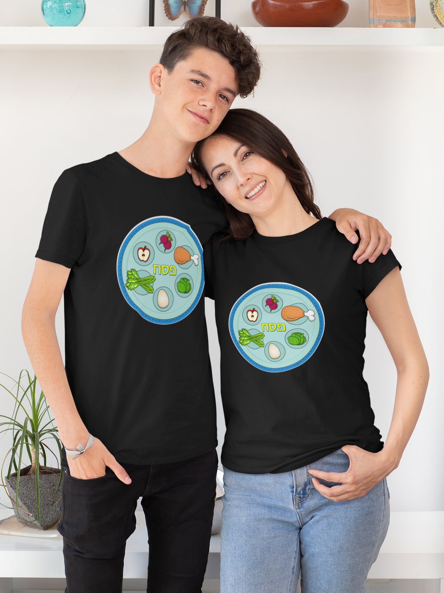 Seder Plate Family Passover Shirts Matching Pesach Shirts - Etsy