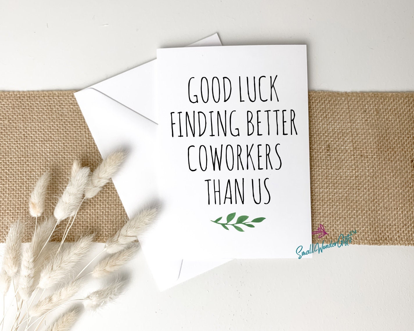 Coworker Leaving Card Funny Office Goodbye Humor Boss Farewell Message ...