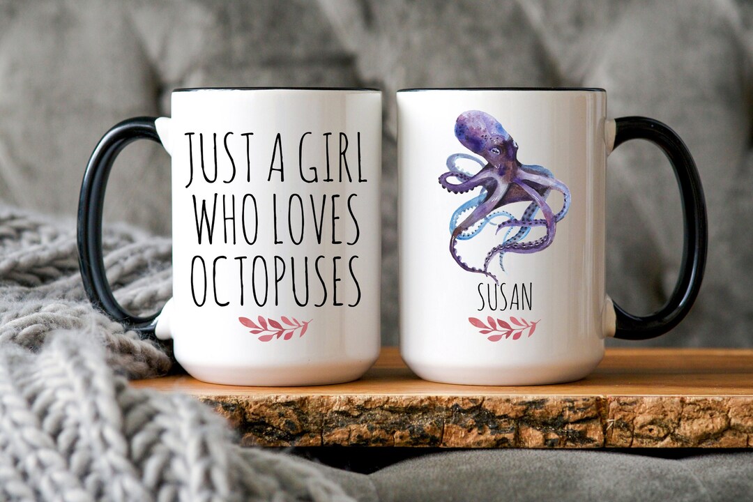Octopus Mug, Octopus Gift, Nautical Coffee Mug, Kraken Coffee Mug ...