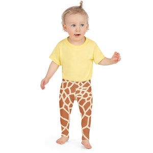 Giraffe Costume Pants, Giraffe Halloween Kids Leggings, Toddler Costume ...