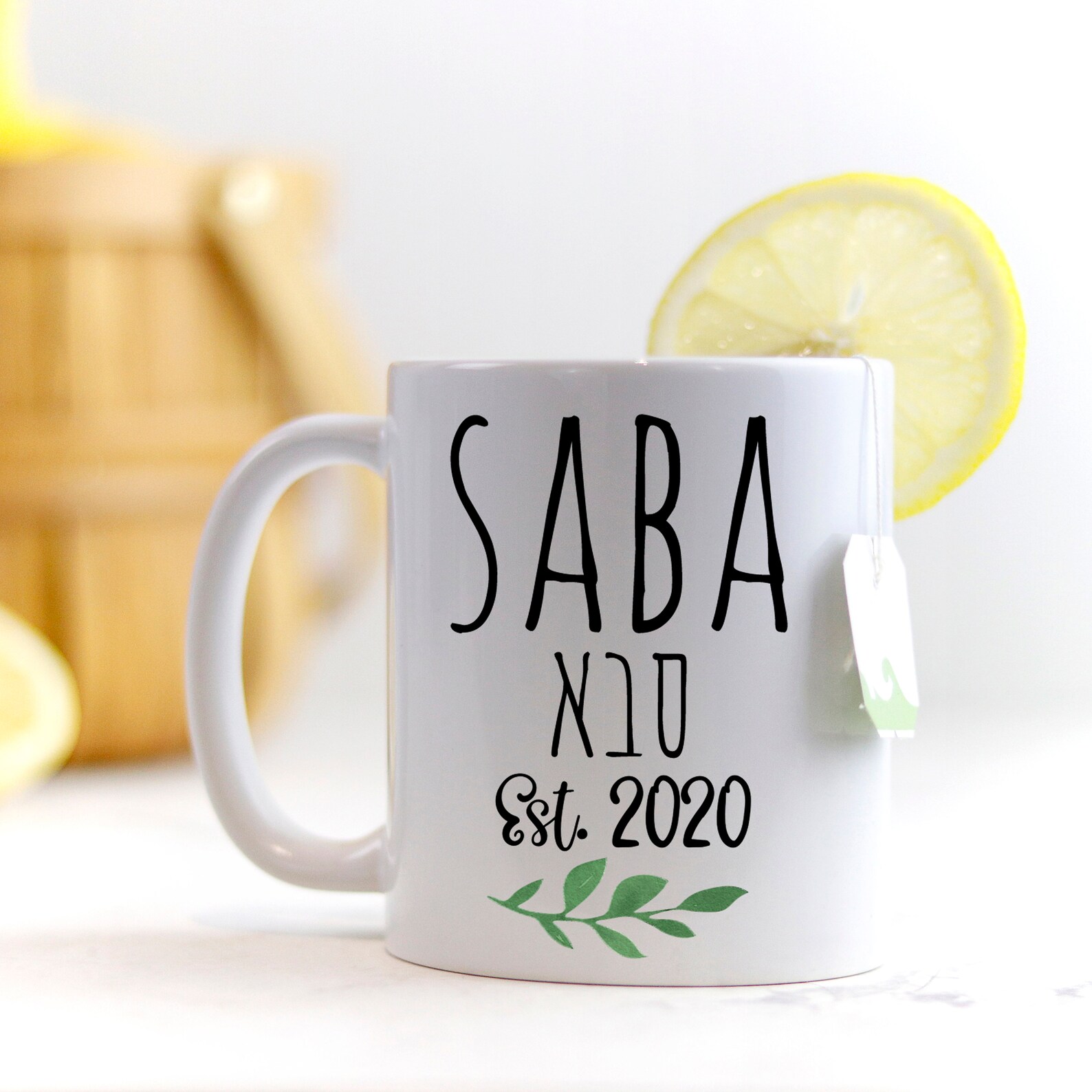 New Savta N Saba Jewish Grandparents Gift Grandparents Mugs | Etsy