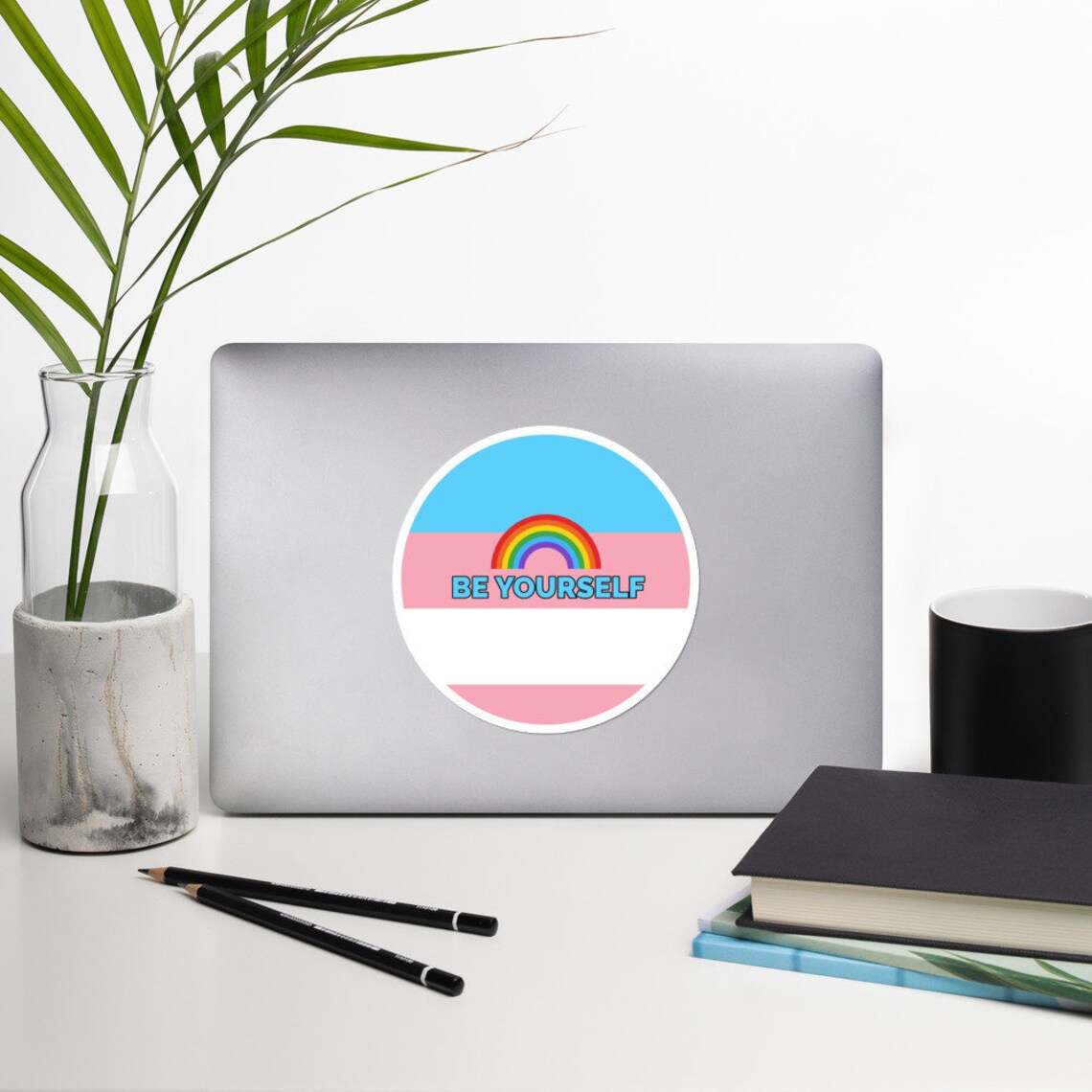 Trans Sticker Transgender LGBTQ Sticker Pride Month Laptop - Etsy