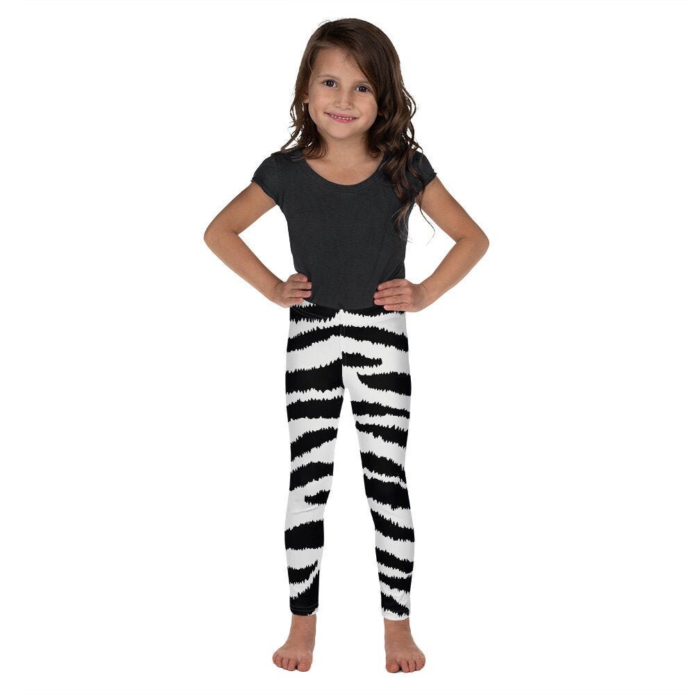 White Tiger Costume Kids Halloween White Tiger Print Leggings - Etsy
