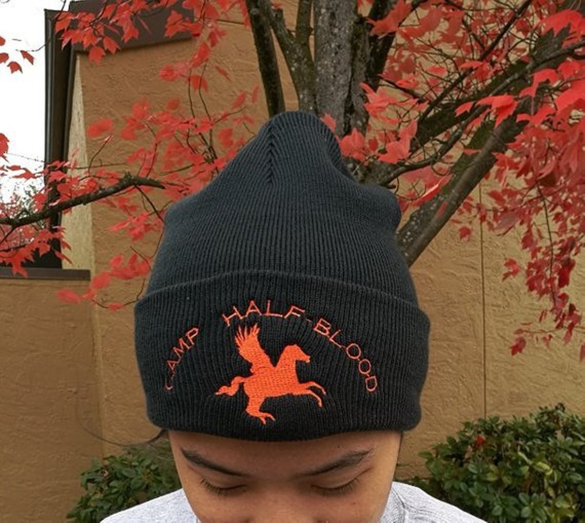 Percy Jackson Camp Half-blood Zip-up Hooded Sweatshirt youth - Etsy