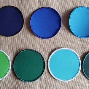 Blank Patches for Embroidery - Pastels and Dark Colors - Etsy