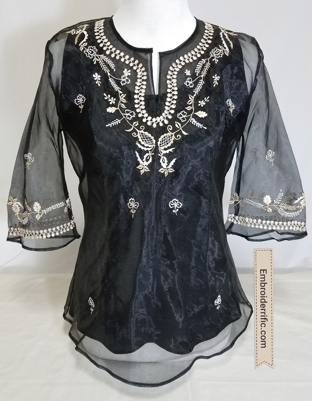 Embroidered Traditional Ladies' Size Filipino Barong Tagalog Brand New ...