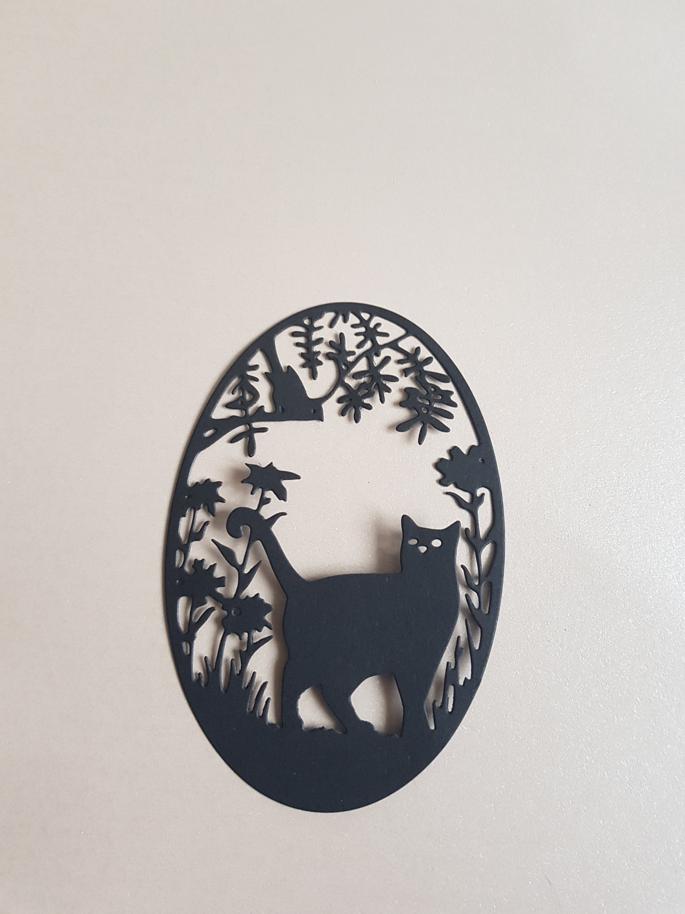 Paper Cut Cat - Etsy