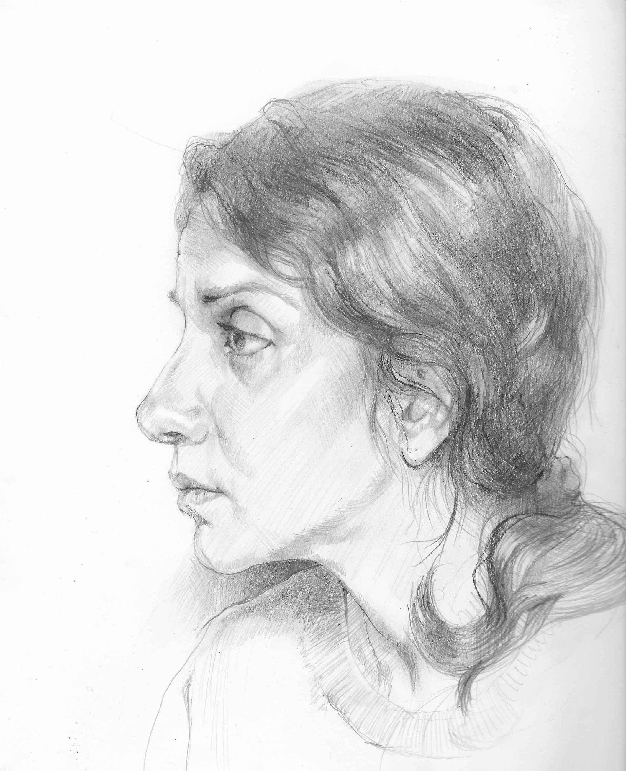 Portrait Drawing, Custom Drawing, Drawing From Photo, Gift, Anniversary ...