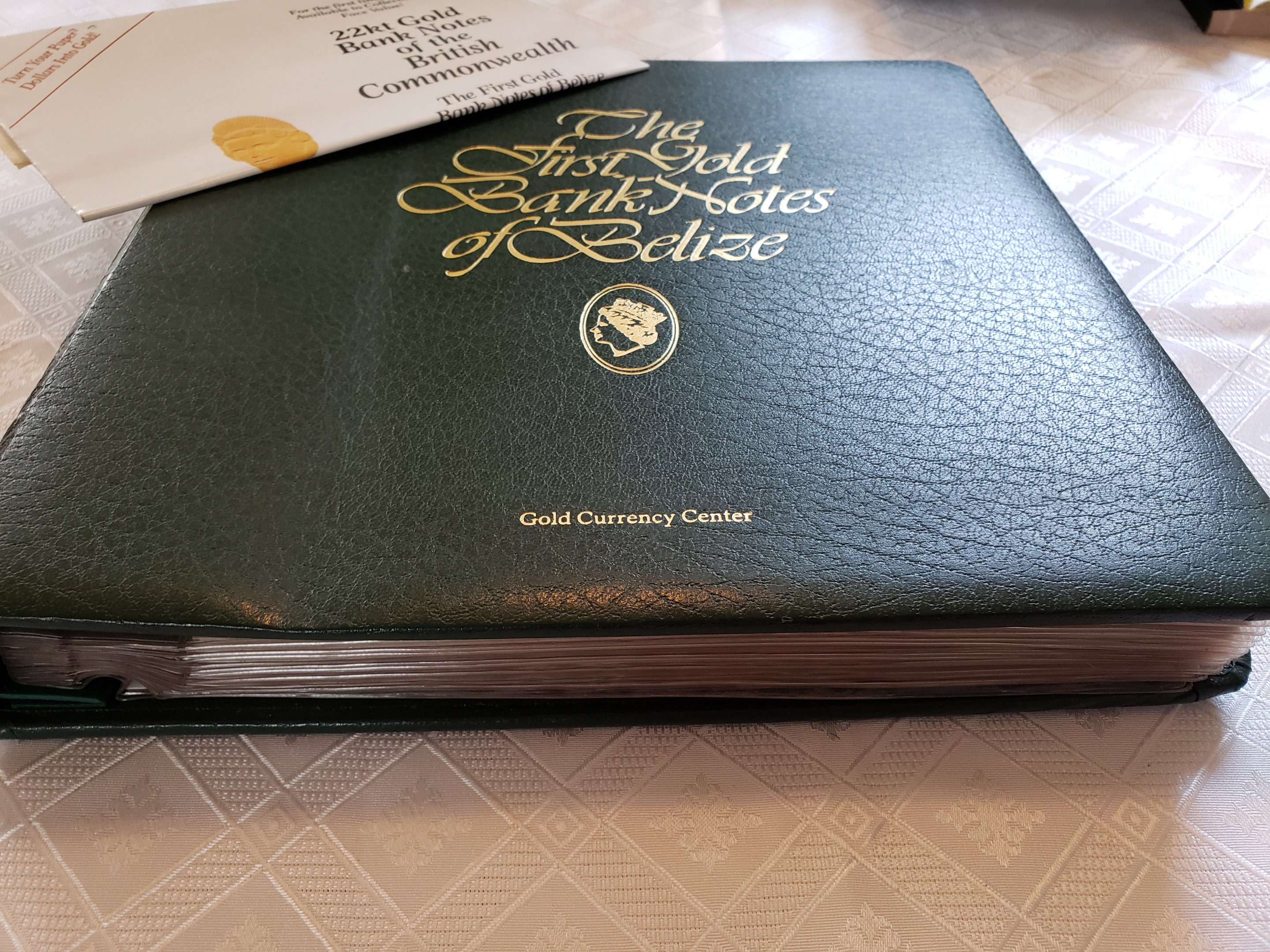 36 the First Gold Bank Notes of Belize Solid 22 Kt Gold COMPLETE Set in ...