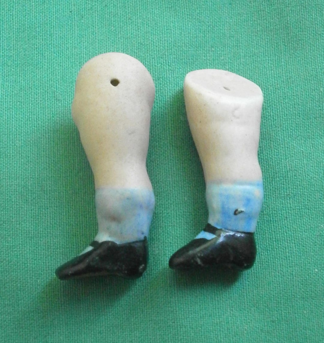 Antique Porcelain Doll Legs, Small Miniature Dolls Legs, Antique ...