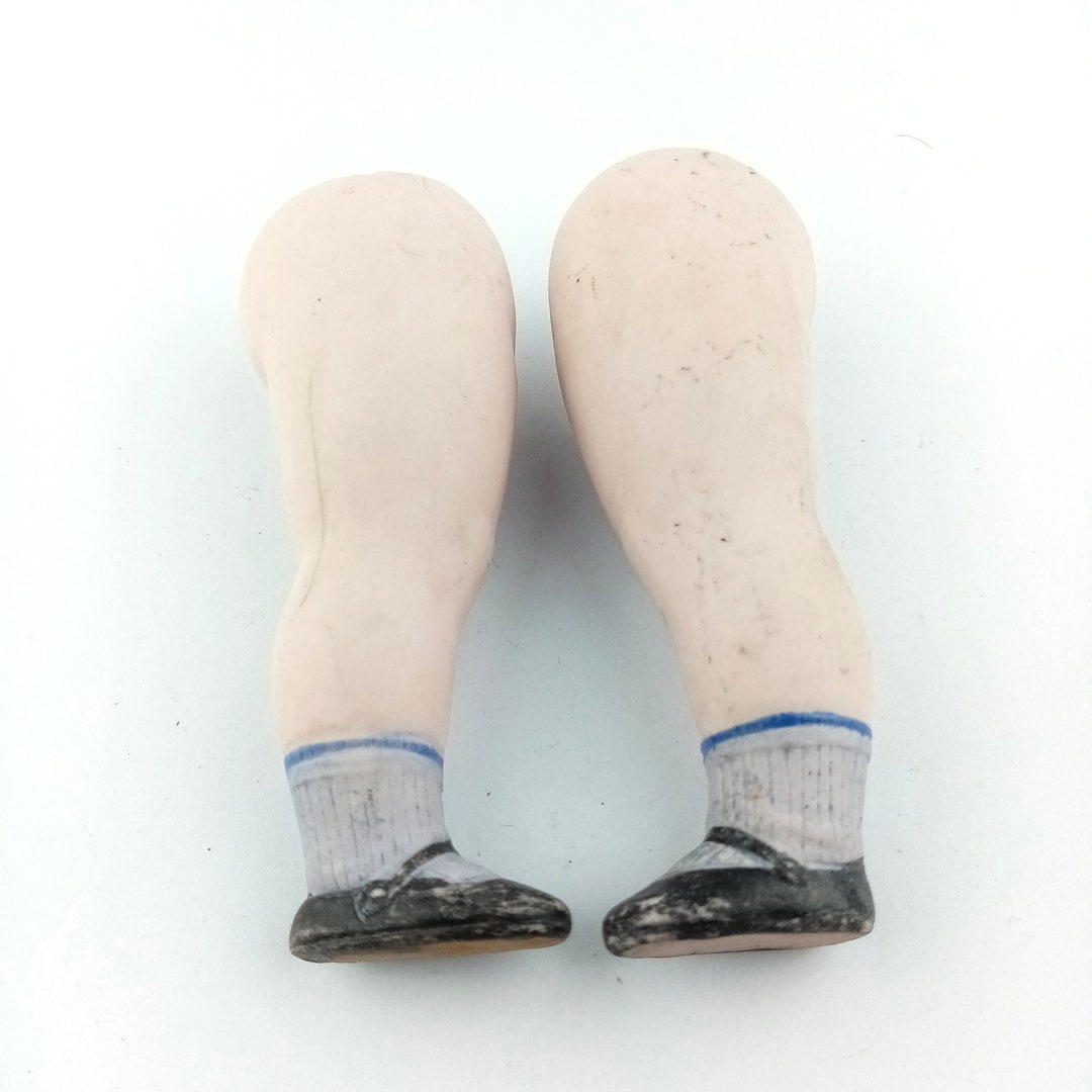 Antique Doll Legs for Dollhouse Dolls, Bisque Porcelain Doll Repair, 3. ...