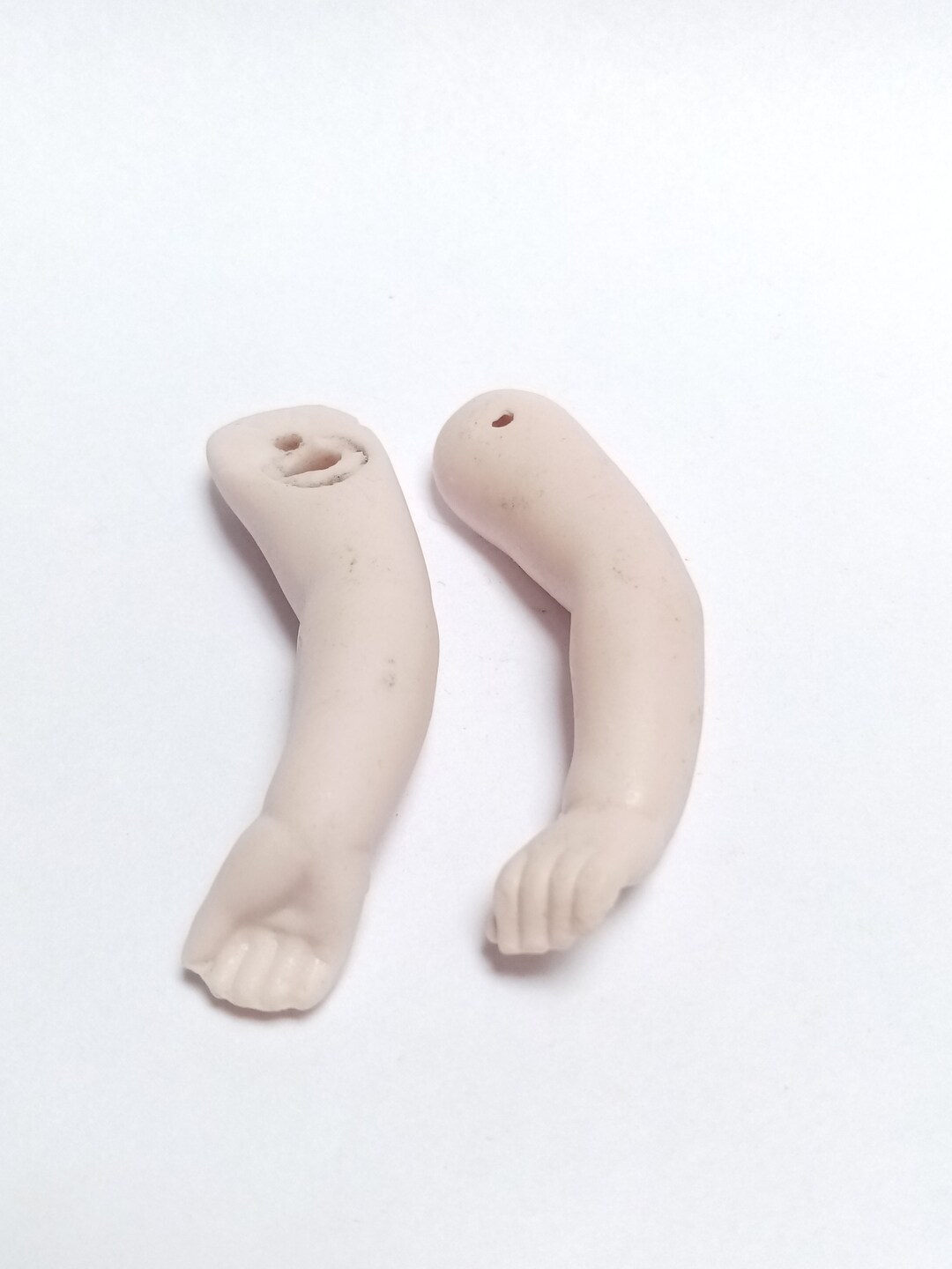 Antique Porcelain Doll Arms, Dollhouse Doll Arms, All Bisque Doll Arms ...