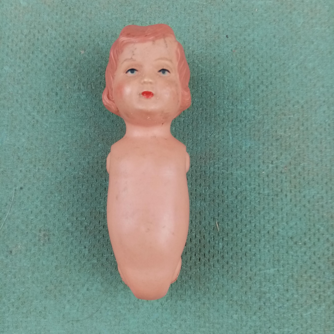 Vintage Celluloid Doll Minerva, Helmet Mark Celluloid Dolls Body ...