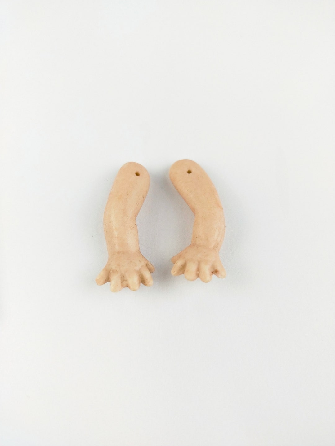 Antique Porcelain Dollhouse Doll Arms, 1.33" / 34 Mm, for Kewpie ...