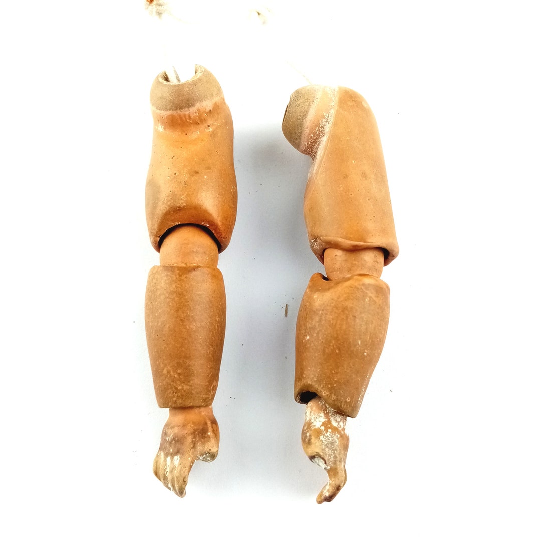 Doll Arms Replacement, Small Composition and Wood Arms for Antique Ball ...