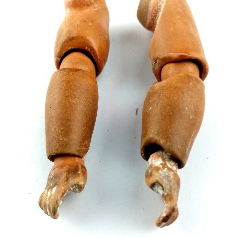 Doll Arms Replacement, Small Composition and Wood Arms for Antique Ball ...