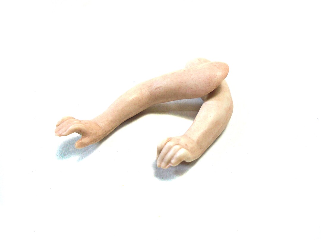 Antique Porcelain Doll Arms, French Style, Lady Type, Dollhouse Doll ...