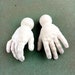 Doll Hands Replacement, Composition Hands for Artist Doll Ball Jointed ...