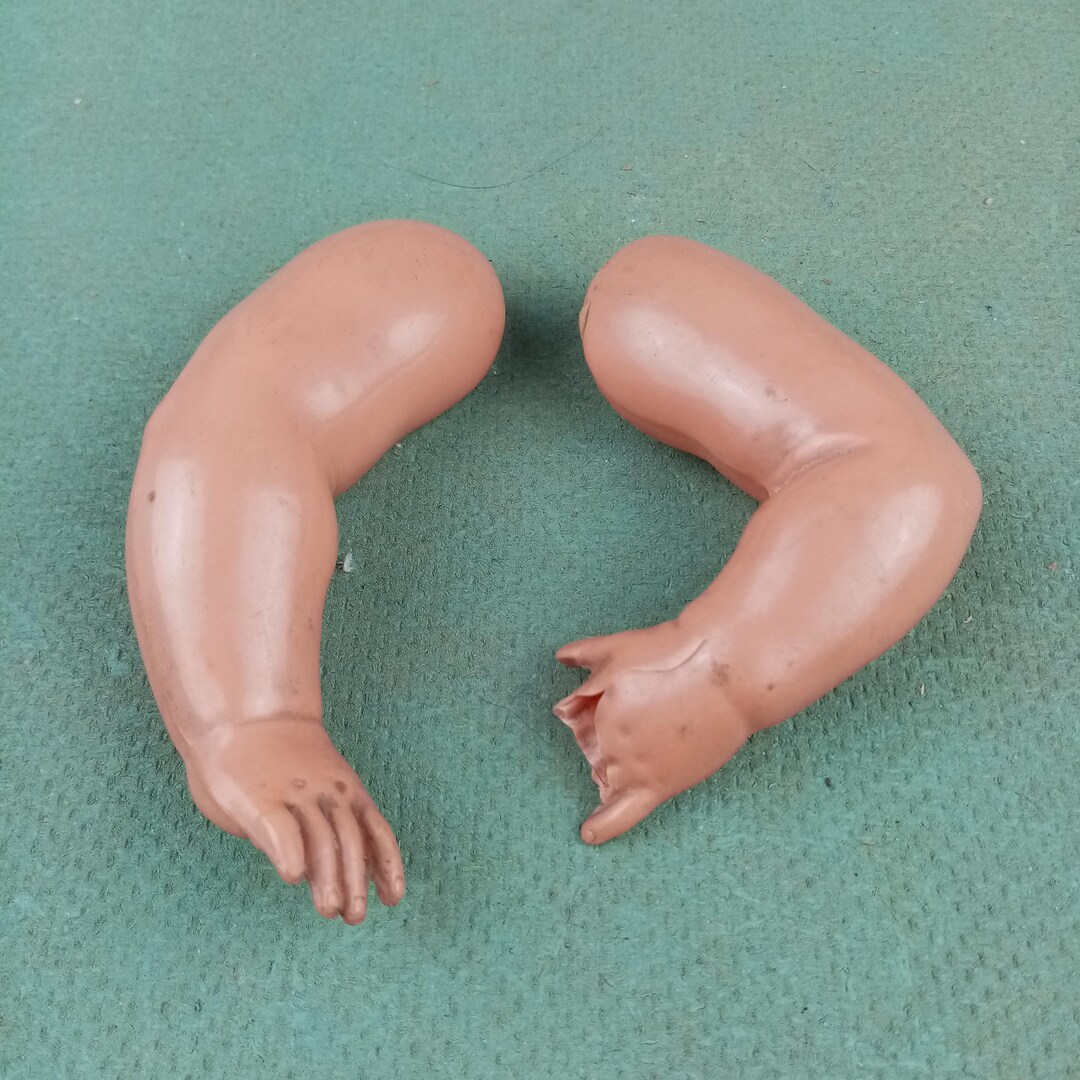 Antique Celluloid Schildkrot Doll Arms, Turtle Mark Doll, Baby Doll ...