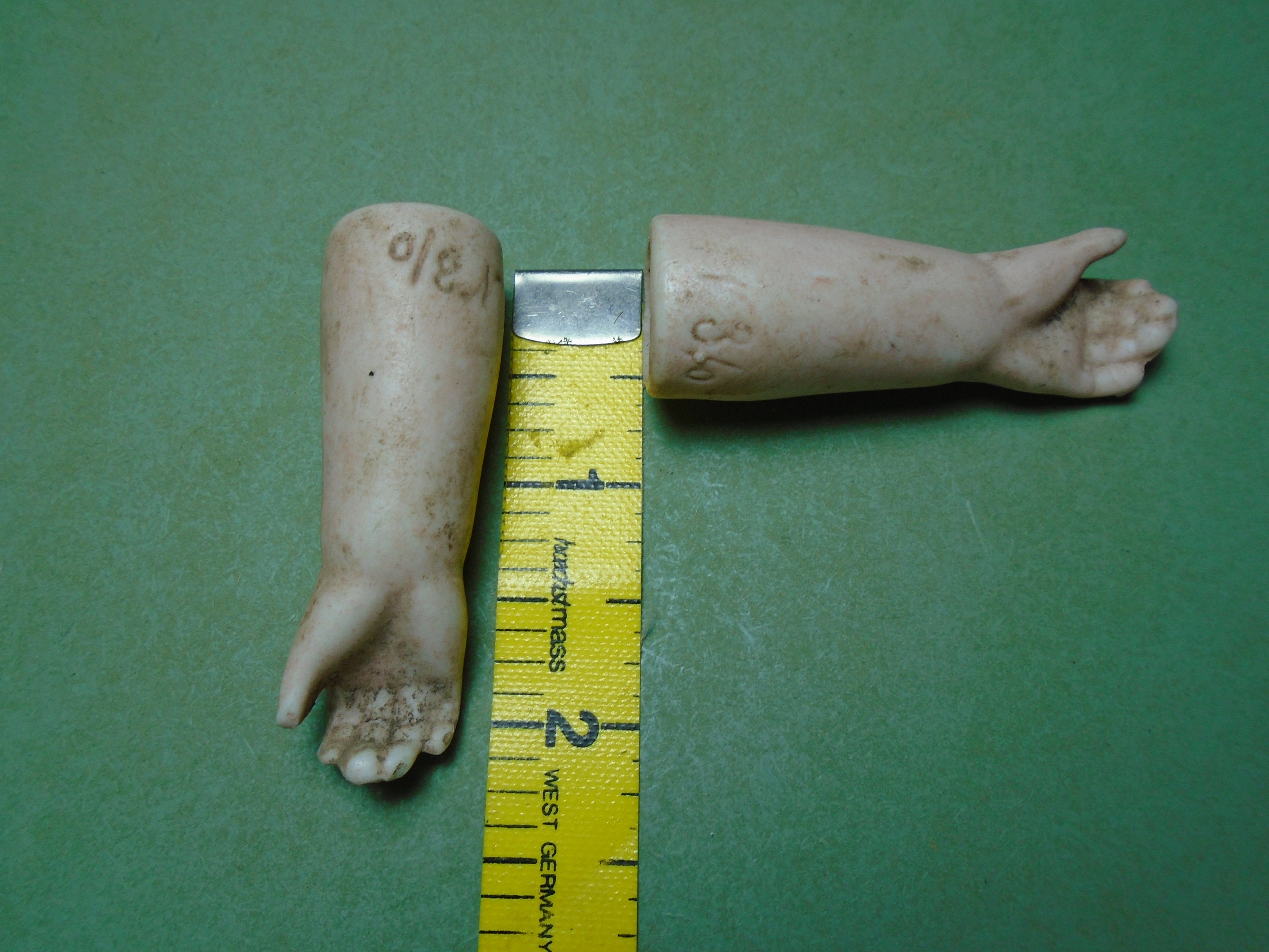 Antique bisque porcelain lower doll arms antique dolls arms | Etsy