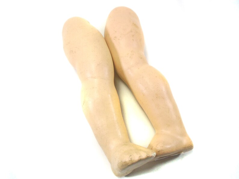 Antique Dolls Legs, Composition Doll Legs, Replacement Part 6.75 ...
