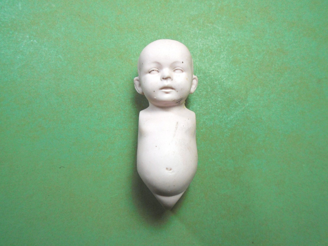Antique Baby Torso for All Bisque Doll, Dollhouse Doll Boy Body ...