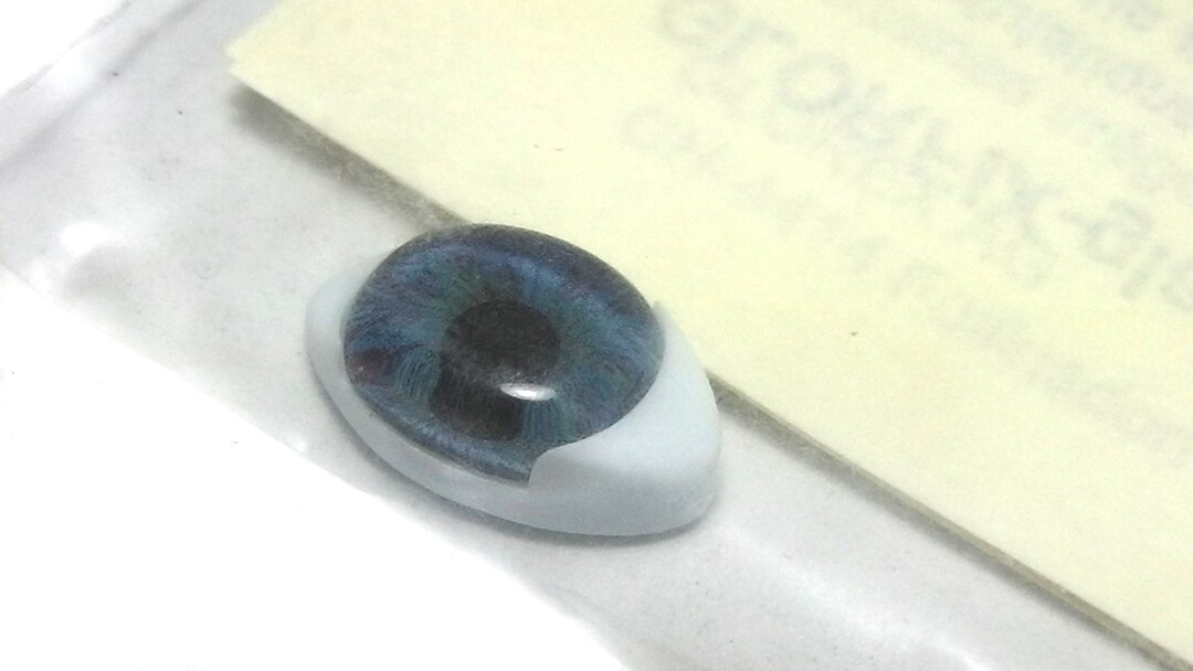 Glass Acrylic Doll Eyes Blue, Lens Shape, Glorex Pamela Expressive ...