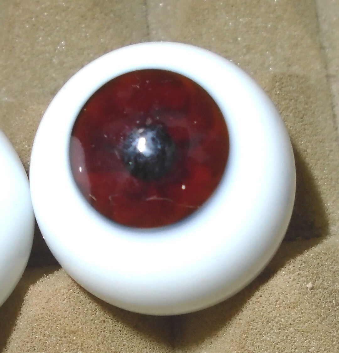 Antique Dolls Glass Eyes Dolls Eyes Model Art Eyes Brown Eyes 34 Mm Vintageantique 1930s