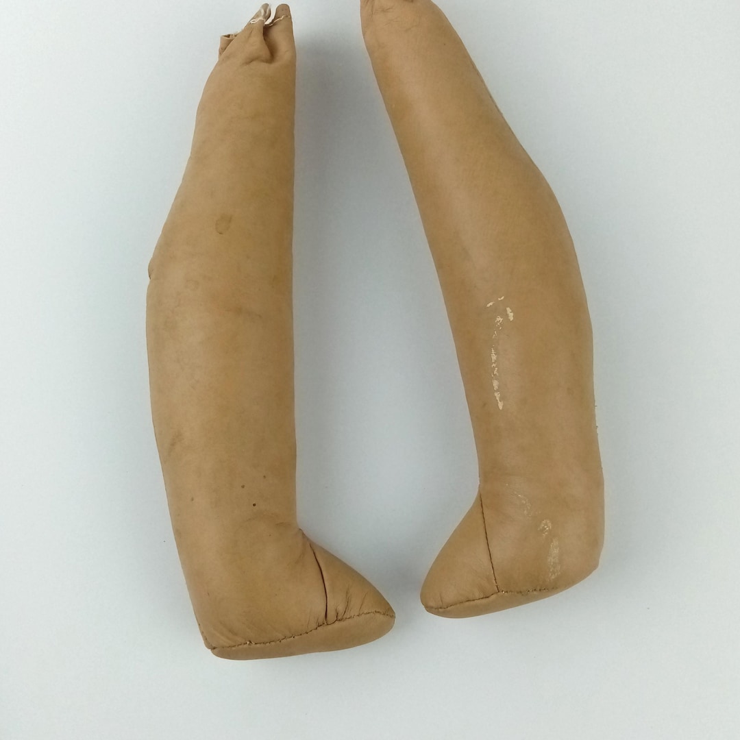 Vintage Doll Body Legs, Artist Doll Leather Body Legs for TLC and Doll ...