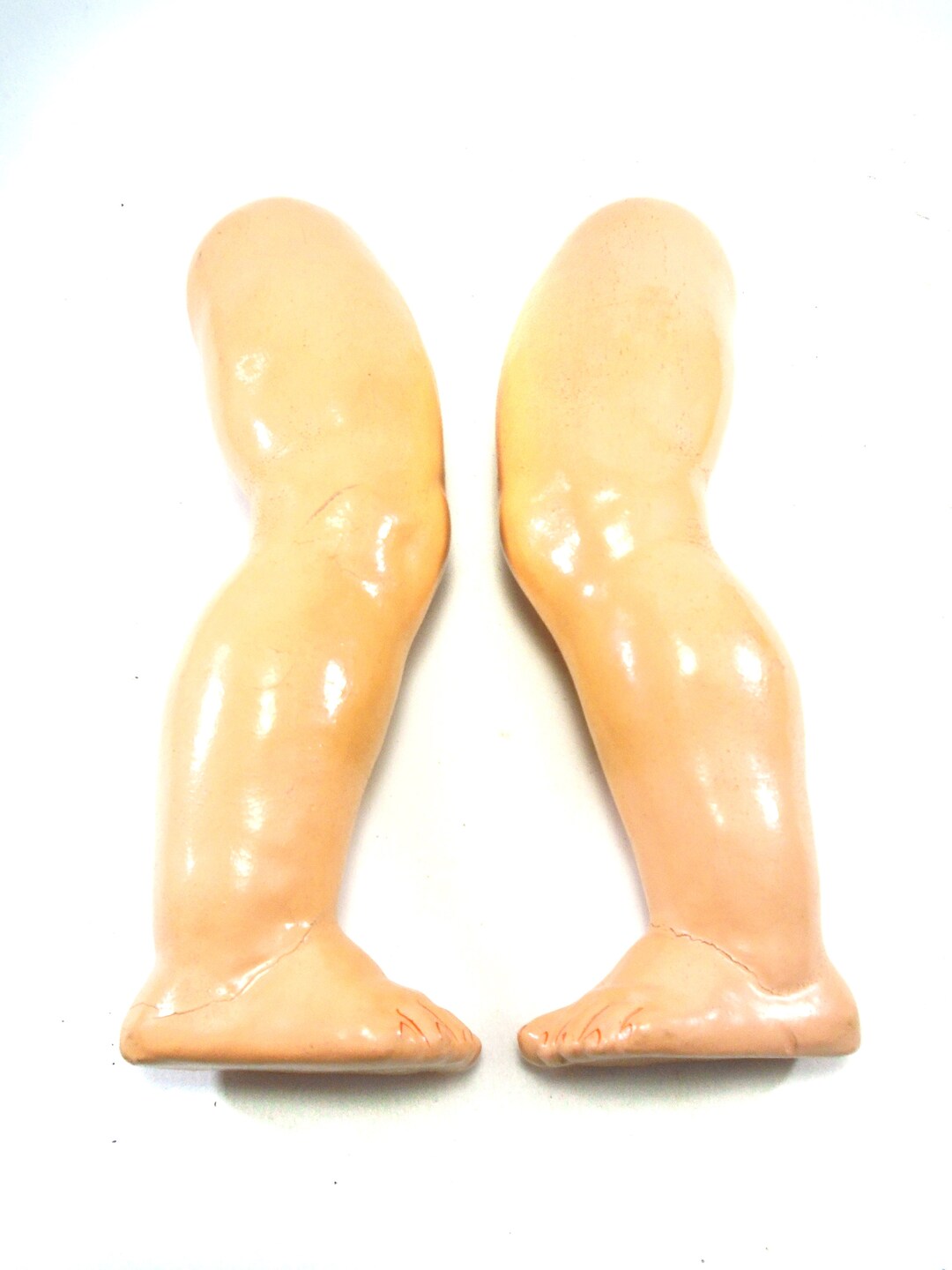 Antique Composition Doll Legs, Doll Repair Part, Baby Doll ...